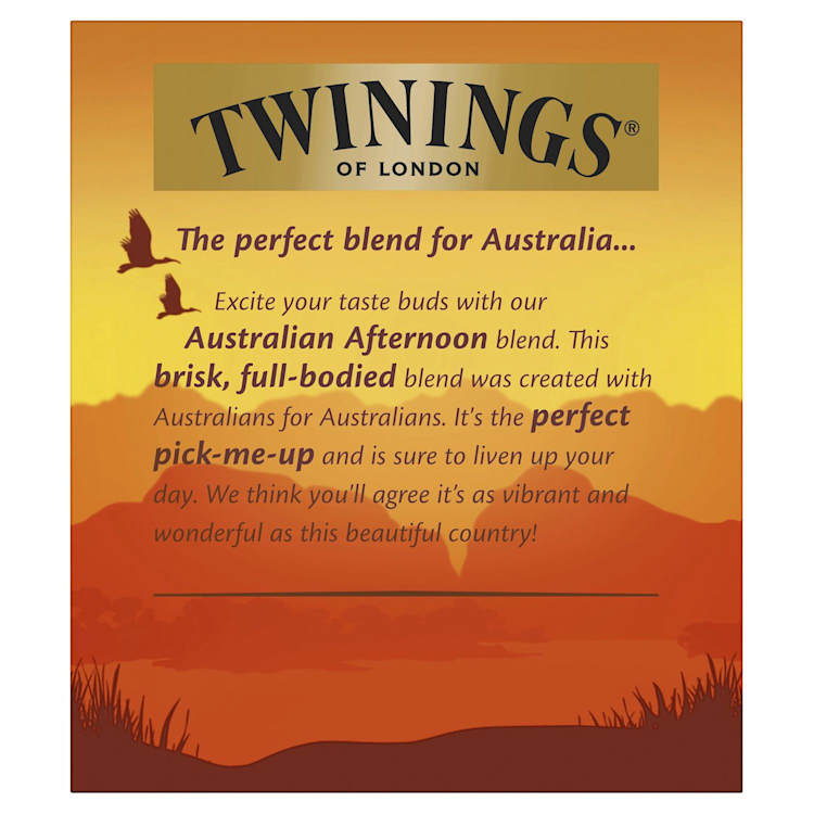 Twinings Australian Afternoon Full Strength Tea Bag 10 Pack | IGA Shop ...