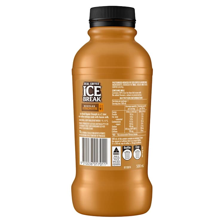 Ice Break Iced Coffee Regular Strength 500mL | IGA Shop Online