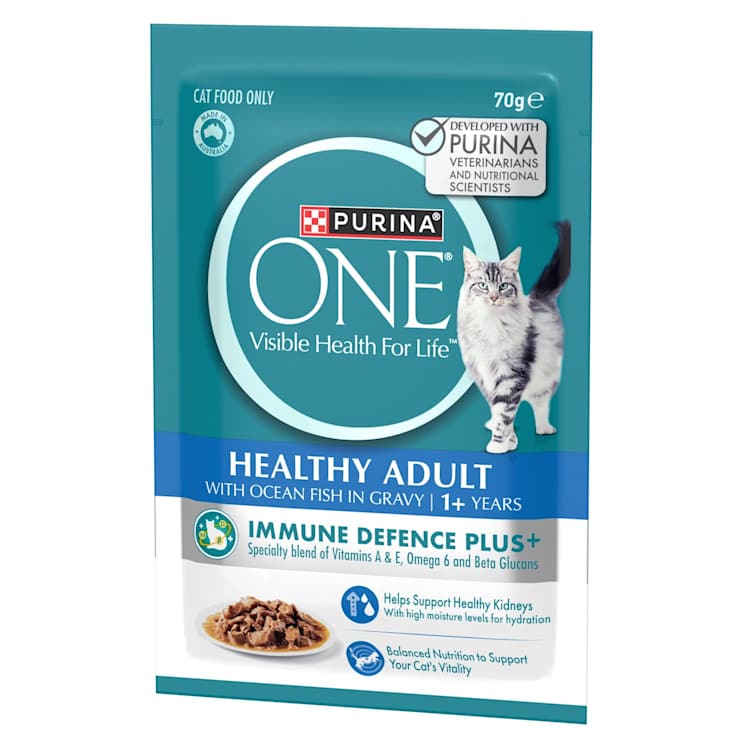 Purina One Adult Pet Food Ocean Fish 70g | IGA Shop Online