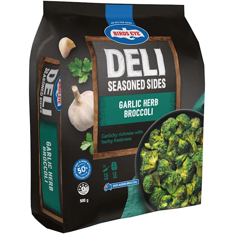 Birds Eye Deli Garlic Herb Broccoli 500g | IGA Shop Online