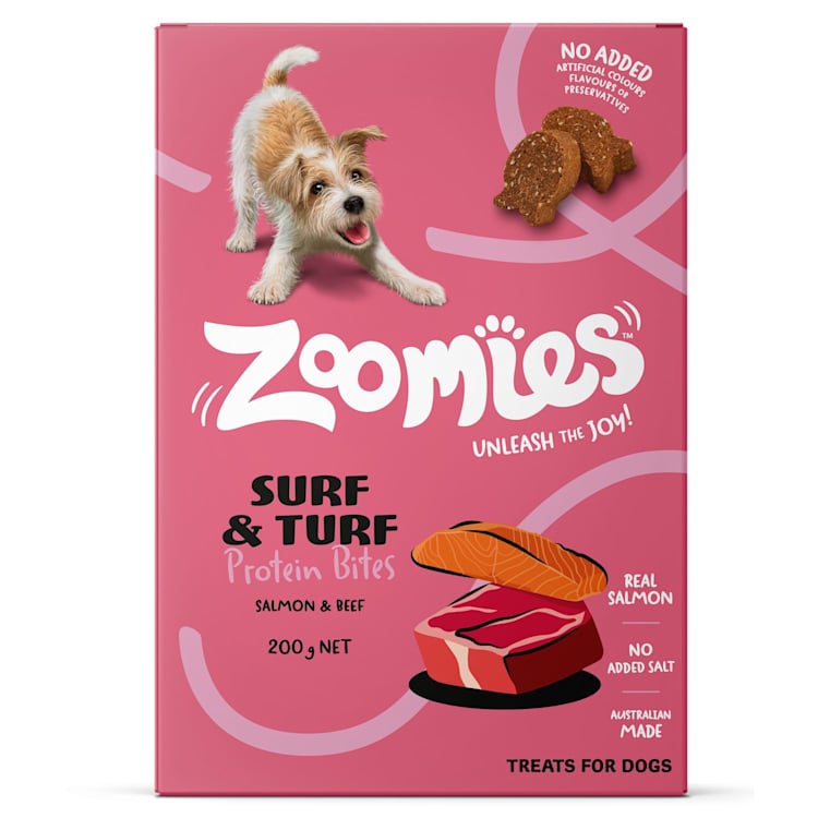 Zoomies Dog Treat Surf & Turf 200g | IGA Shop Online