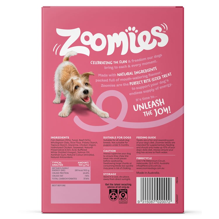 Zoomies Dog Treat Surf & Turf 200g | IGA Shop Online