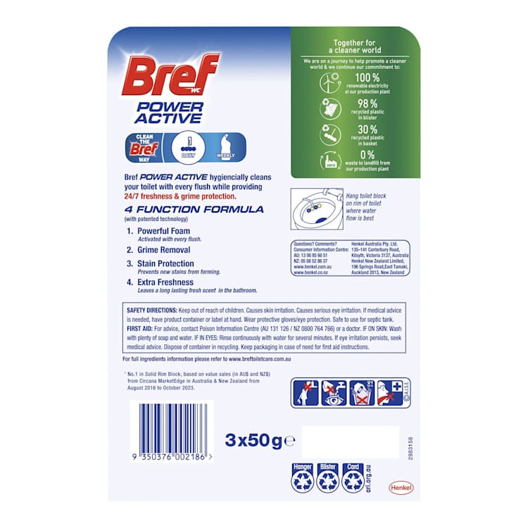 Bref Power Active Juicy Lemon 150g | IGA Shop Online