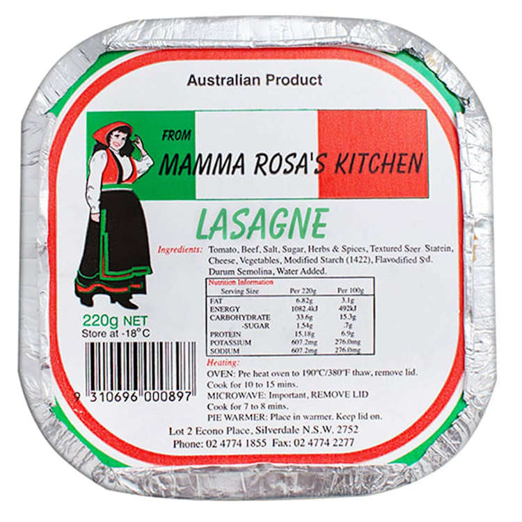 Mamma Rosa's Kitchen Lasagna 220g | IGA Shop Online