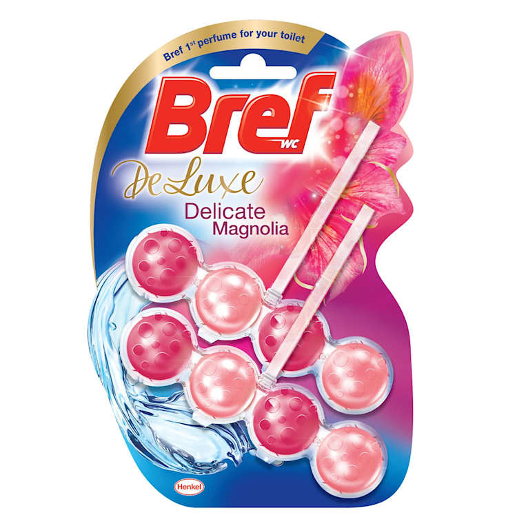 Bref Deluxe Delicate Magnolia Rim Block Toilet Cleaner 100g | IGA Shop ...