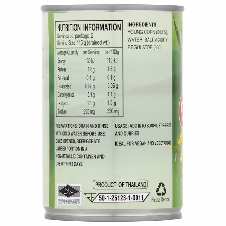 Pigeon Brand Baby Corn In Brine 425g | IGA Shop Online