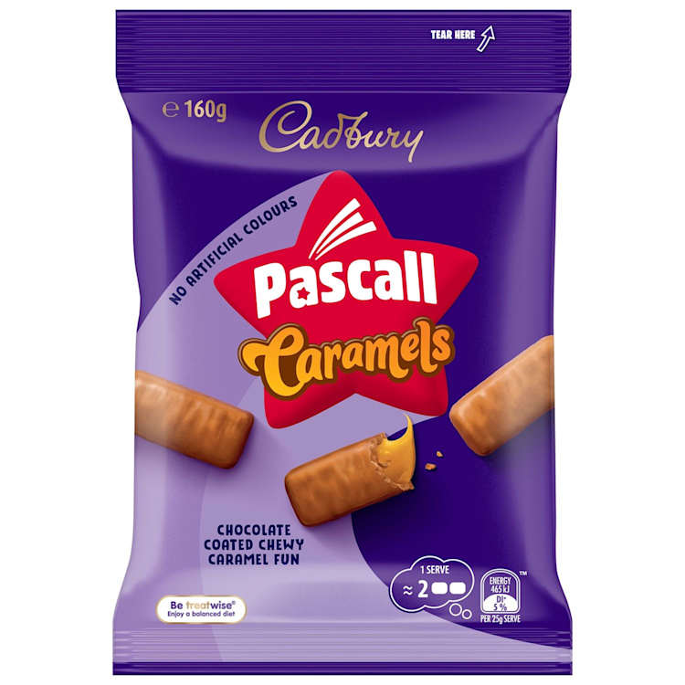 Cadbury Pascall Caramels 160g | IGA Shop Online