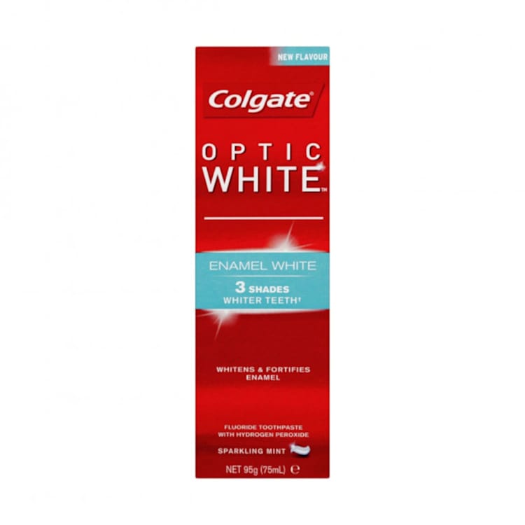 Colgate Optic White Toothpaste Colgate Toothpaste Optic White 2x75ml