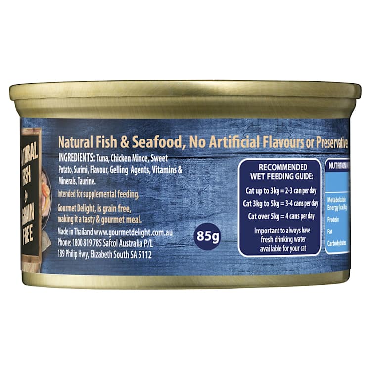 Gourmet Delight with Whitemeat Tuna & Crab 85g | IGA Shop Online