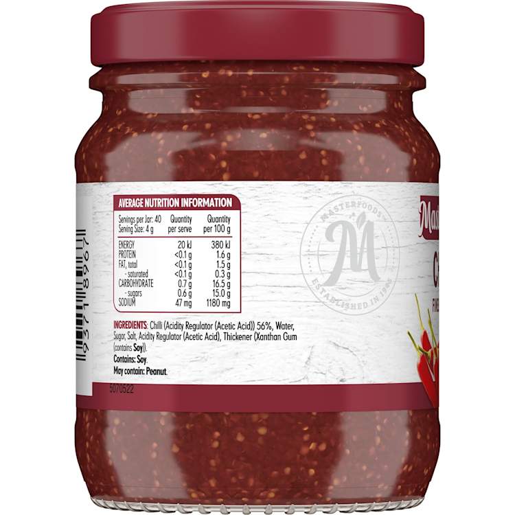 MasterFoods Finely Chopped Chilli 160g | IGA Shop Online
