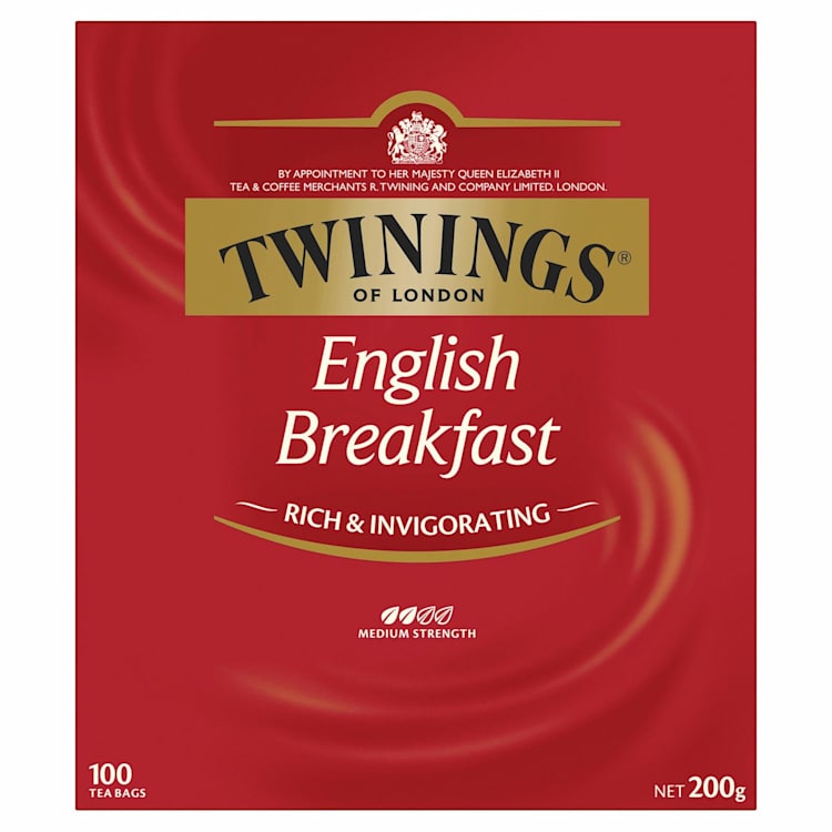 Twinings Classics English Breakfast Tea Bags 100 Pack | IGA Shop Online