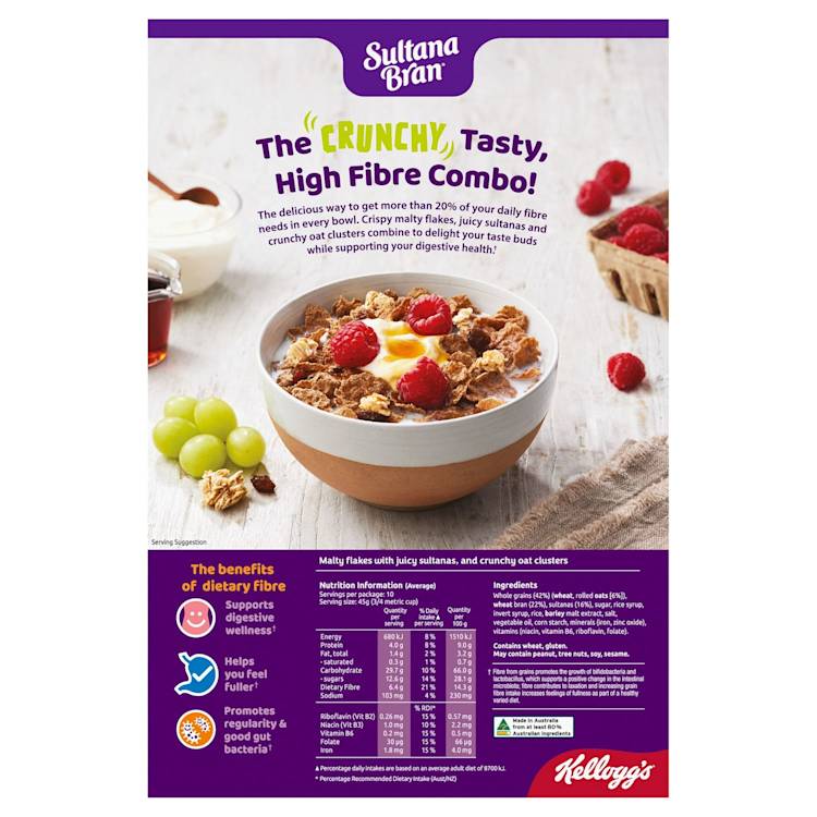 Kellogg's Sultana Bran with Oat Clusters | IGA Shop Online