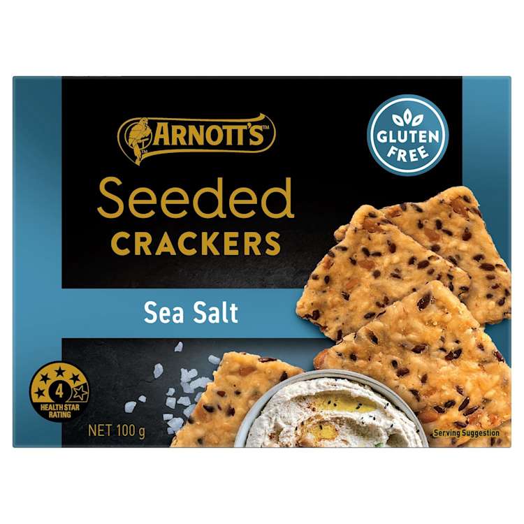 Arnott's Gold Label Crackers Seed Salt 100g | IGA Shop Online