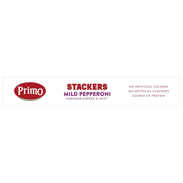 Primo Stackers Pepperoni with Jatz Crackers and Cheddar Cheese 57g ...