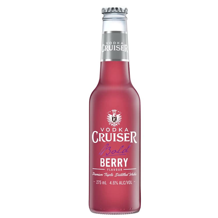 Vodka Cruiser Bold Berry 4.6% Bottle 275mL | IGA Shop Online
