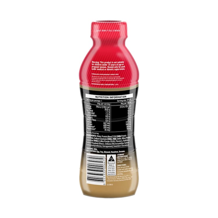 My Muscle Chef Protein Shake Coffee 375mL | IGA Shop Online
