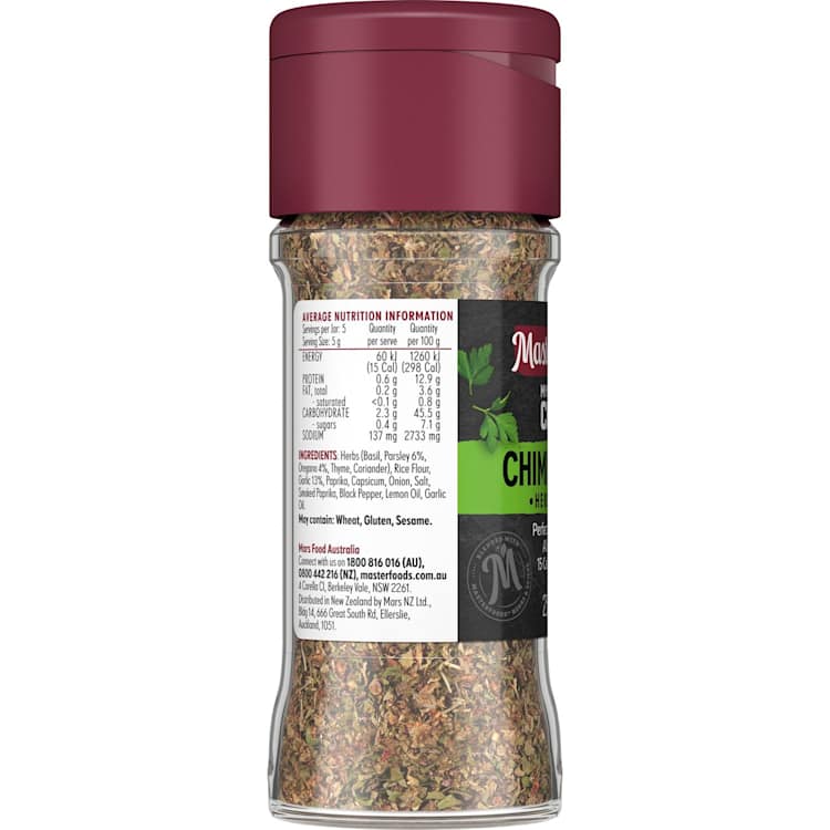 Masterfoods Herbs And Spices Chimichurri Spice Blend 25g | IGA Shop Online