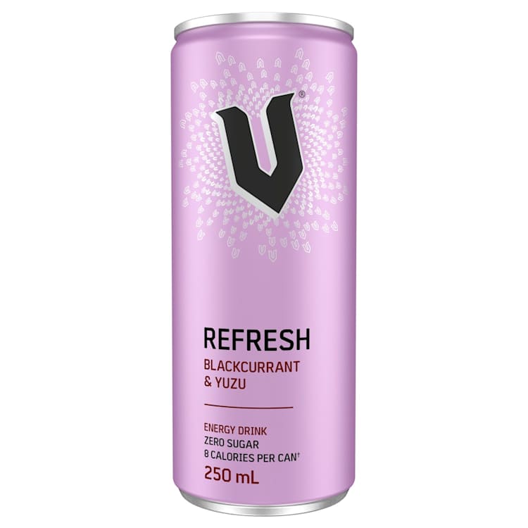 V Energy Refresh Energy Drink Blackcurrant Yuzu 250mL | IGA Shop Online