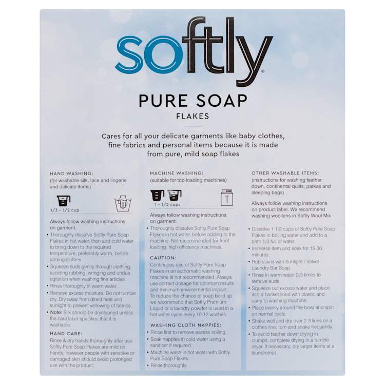 Softly Laundry Powder Pure Soap Flakes 700g | IGA Shop Online