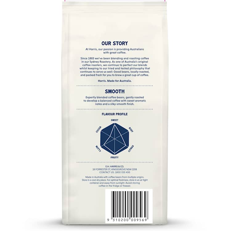 Harris Coffee Ground Smooth 200g | IGA Shop Online