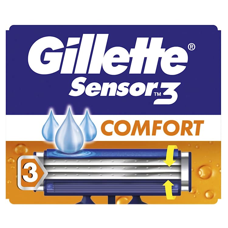 Gillette Sensor 3 Comfort Disposable Razors 8 Pack | IGA Shop Online