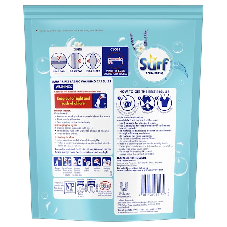 surf detergent capsules