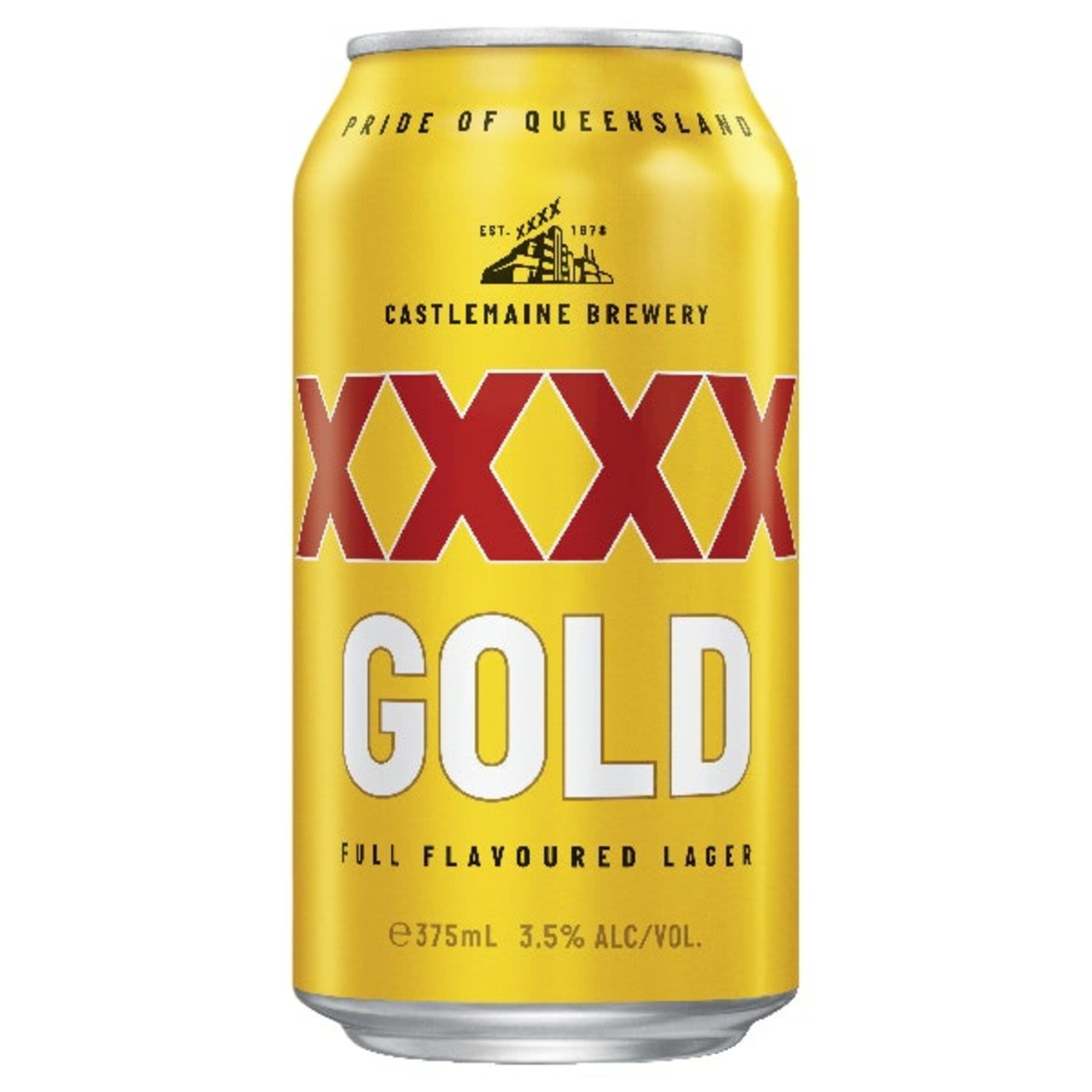 XXXX Gold Can 375mL Storefront EN
