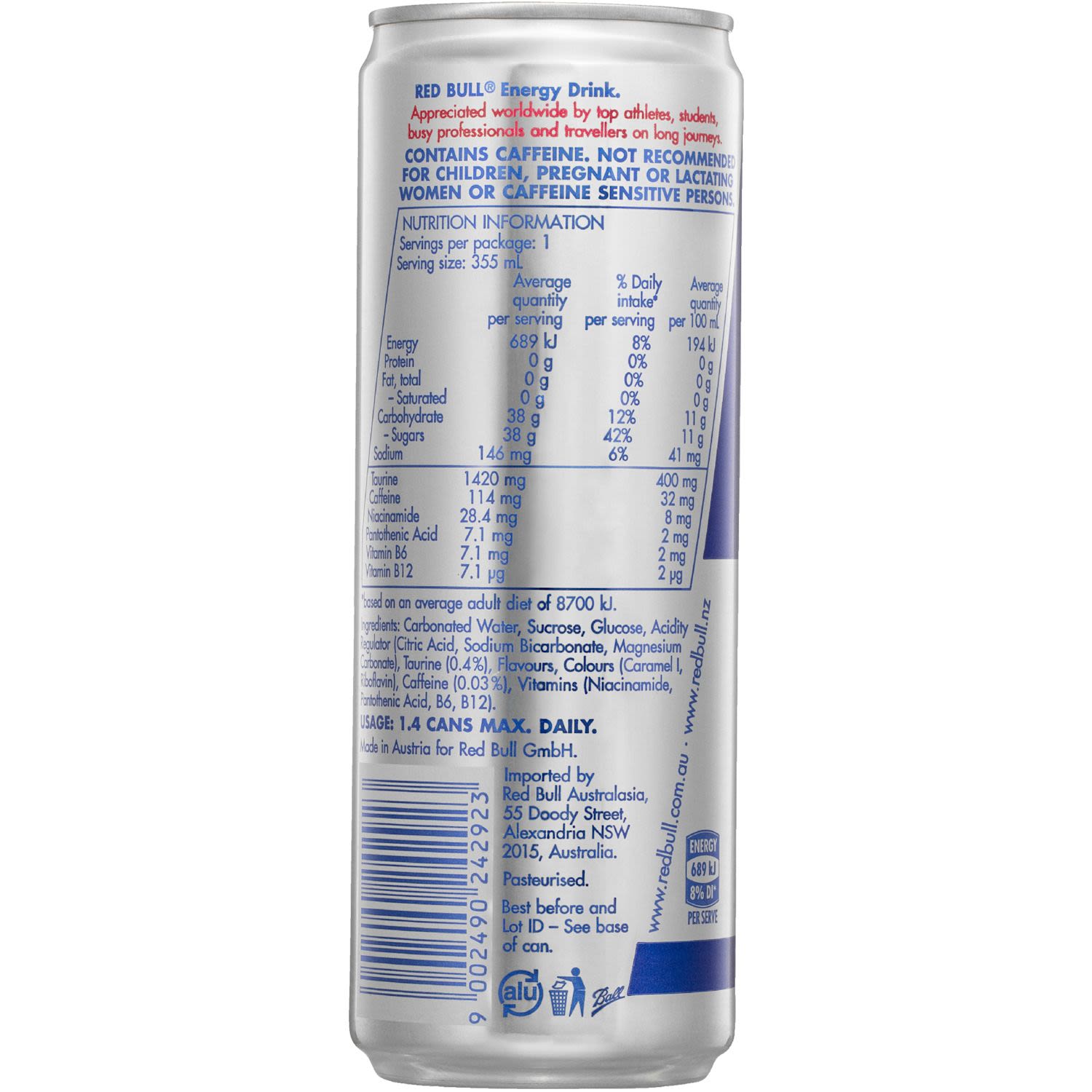 Red Bull Can Back Red Bull Can Medium Red Bull Can Soft Red